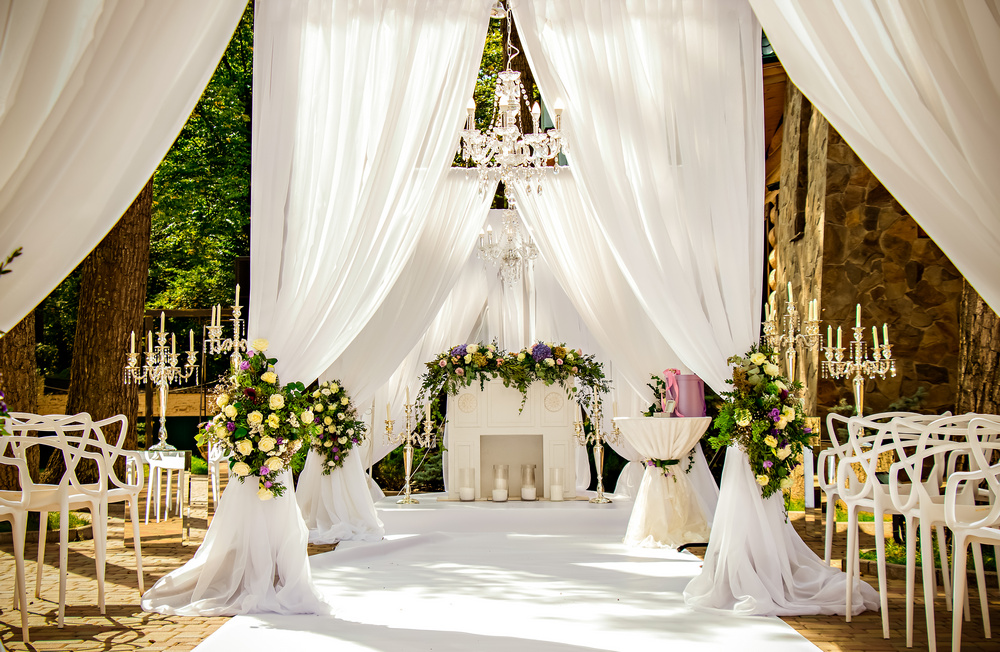 Three Ways to Use Event Draping for a Wedding